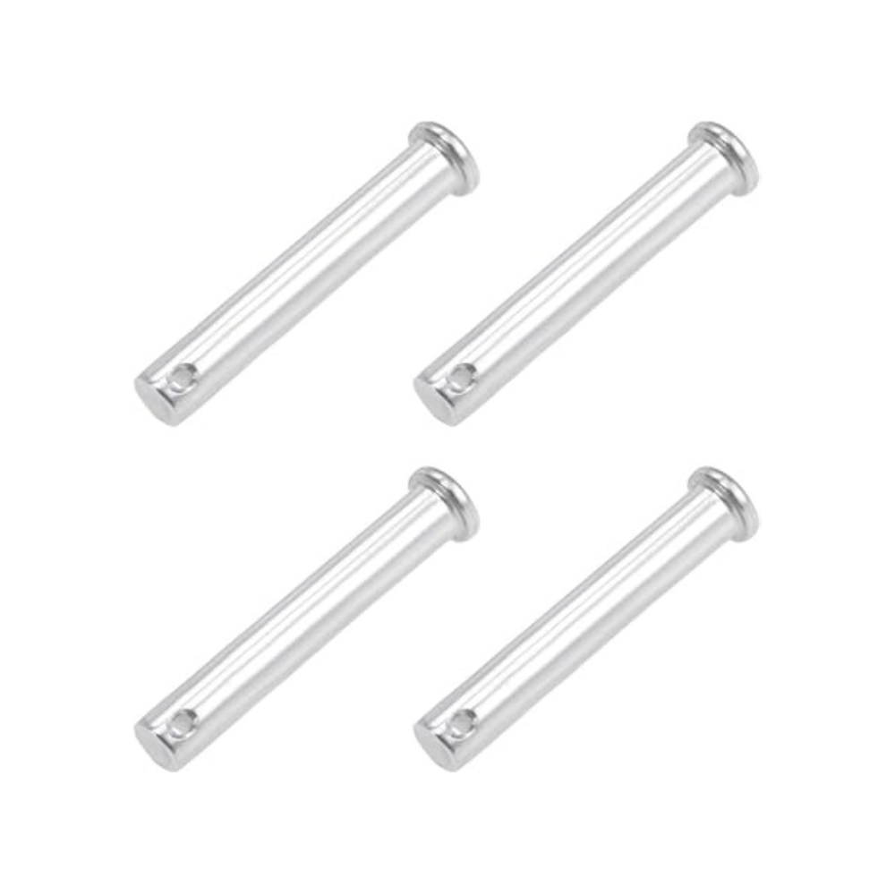 4 pcs 12mm x 55mm Zinc Clevis Pin with Round Hole for Trailer & Marine ...