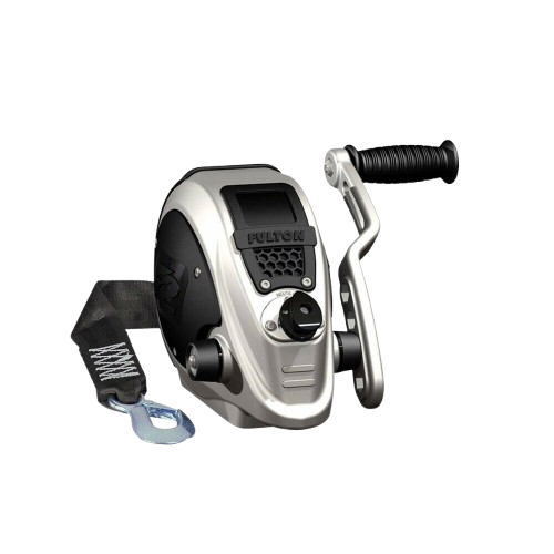 Fulton F2 Boat Trailer Winch – 2000 lbs Manual Strap Winch with ...