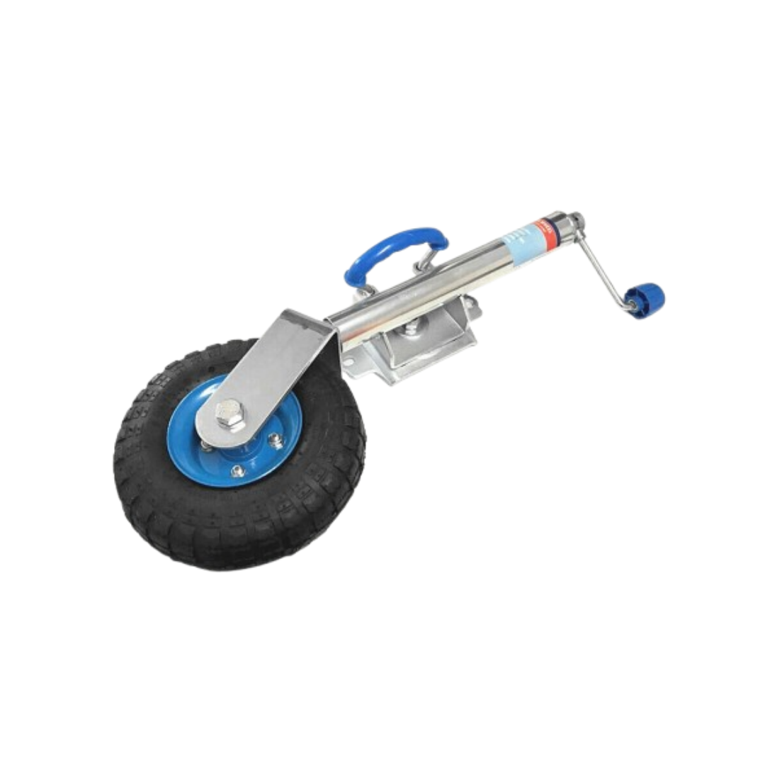 ARK 10" Pneumatic Trailer Jockey Wheel Bolt-on Inflatable Tyre 125kg ...