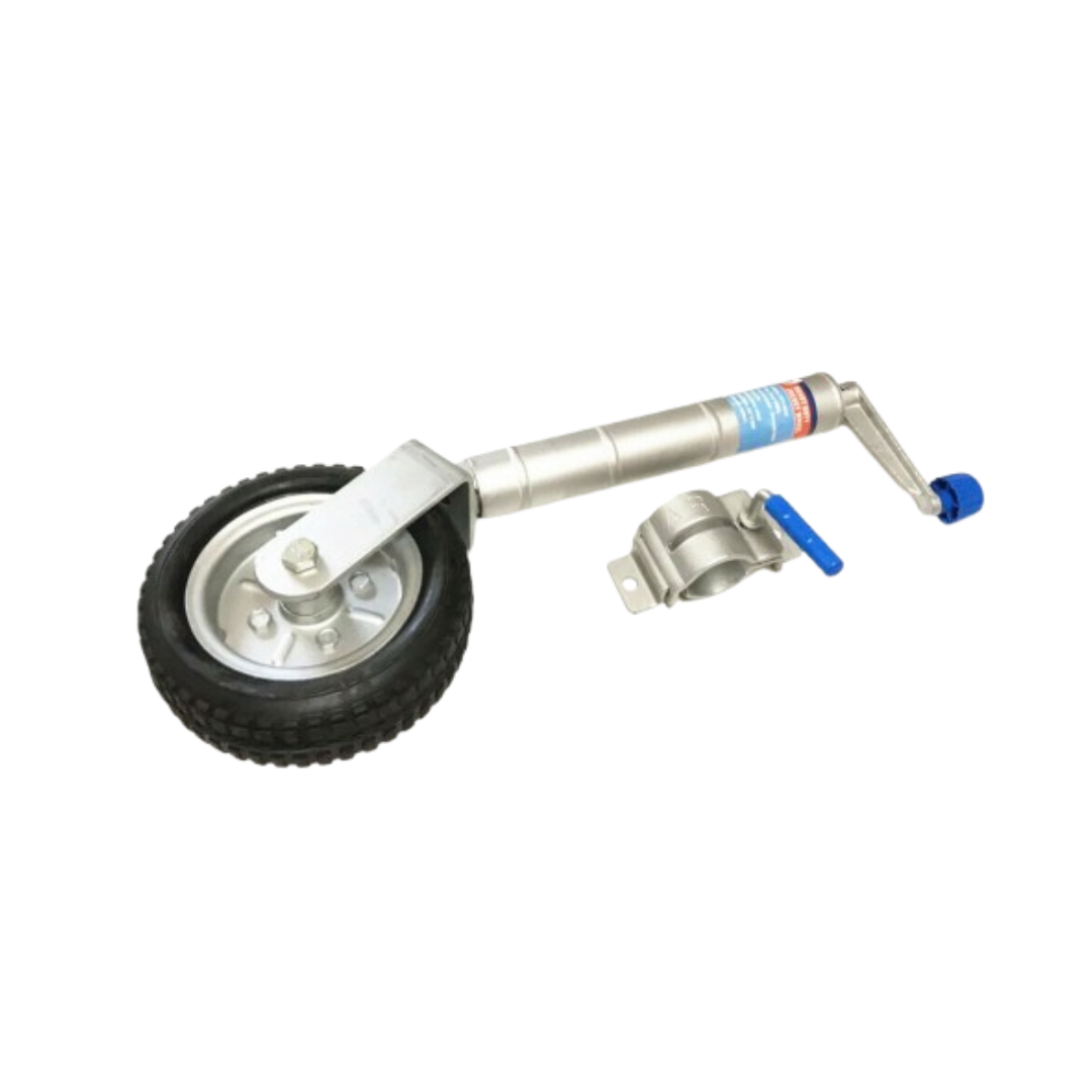 ARK 10" Heavy Duty Jockey Wheel Clamp-on Dacromet Finish 500kg Rated ...