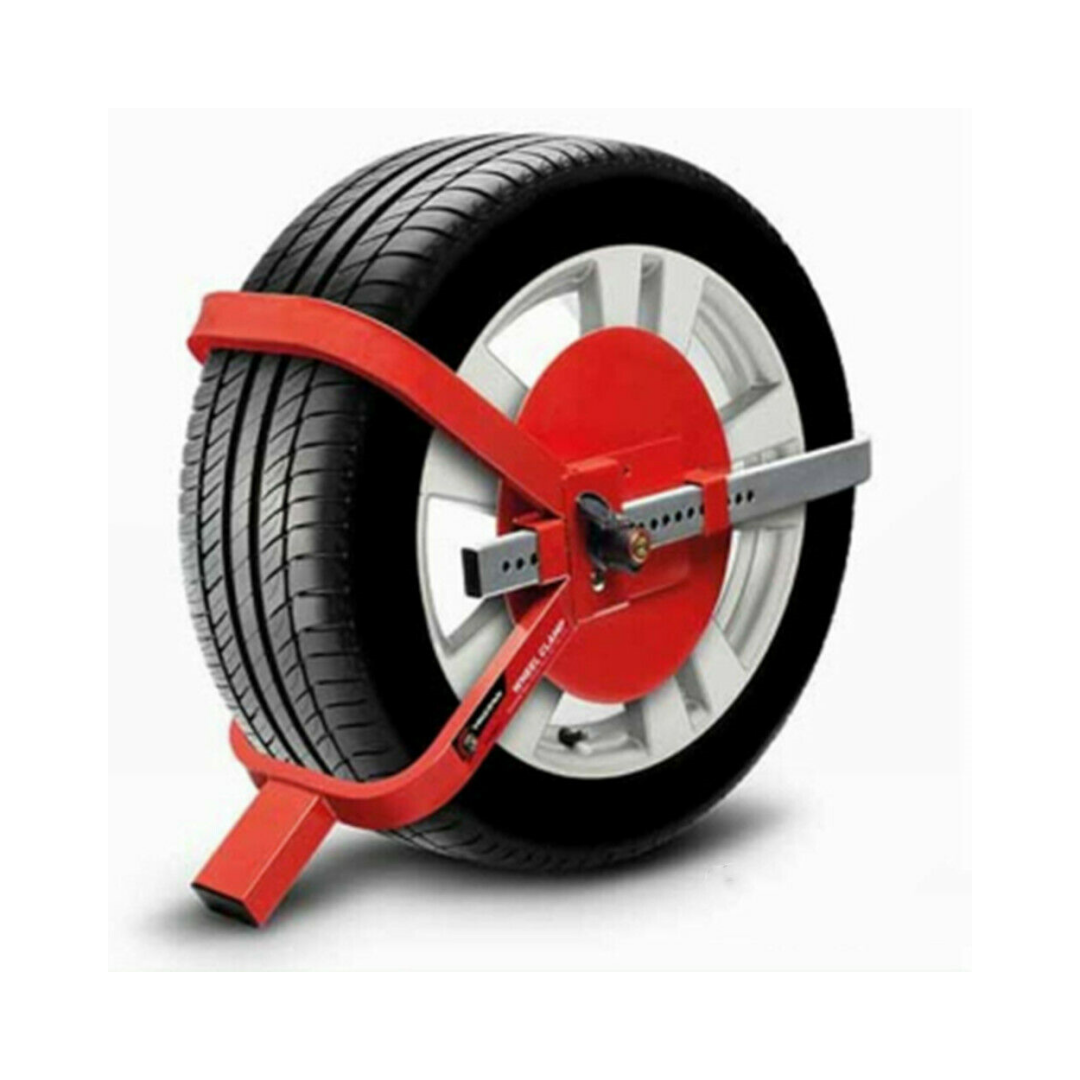 Trojan Defender Wheel Clamp Lock – Universal Security for 13"–15 ...