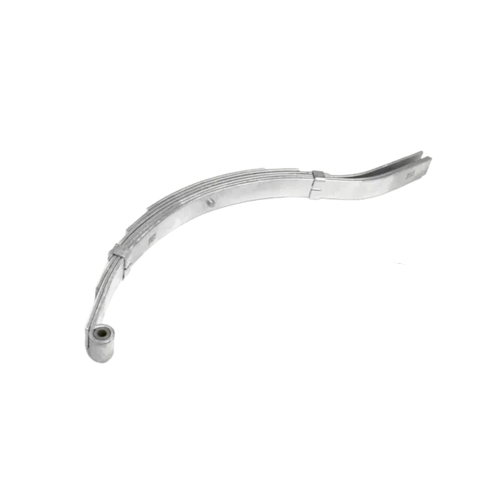 Ark 2x Galvanised 6 Leaf Slipper Leaf Spring 1/2" Nylon Bush 1200KG ...