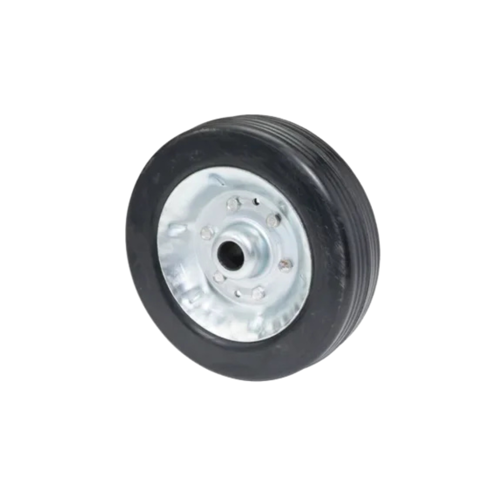 ARK 8" Trailer steel rimmed solid rubber Spare Jockey Wheel ARK SW8 SB ...