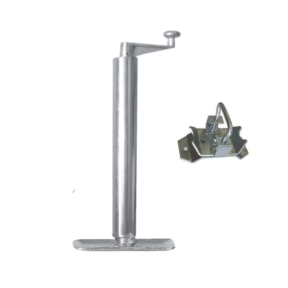 Manutec Trailer Jack Jockey Stand Leg Heavy Duty 1250kg Welding Swivel ...