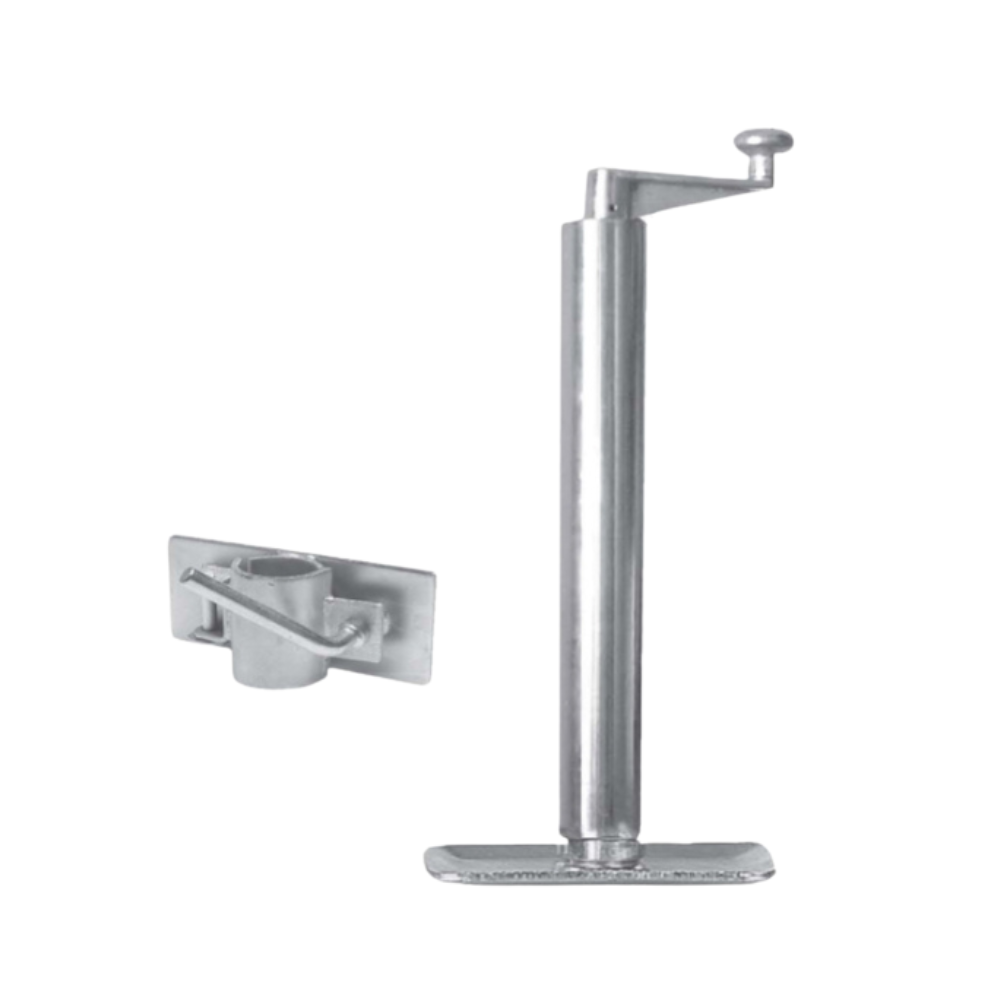 Manutec trailer Heavy Duty Adjustable Stand with Heavy Duty Weld on ...