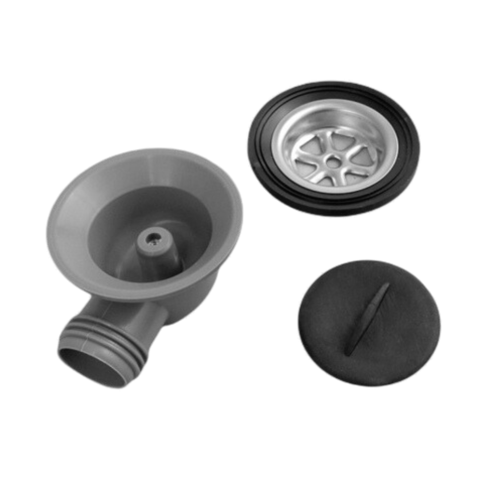 Camec Caravan Sink Plug Waste Kit For 45mm Sink 90 Degree Hole ...