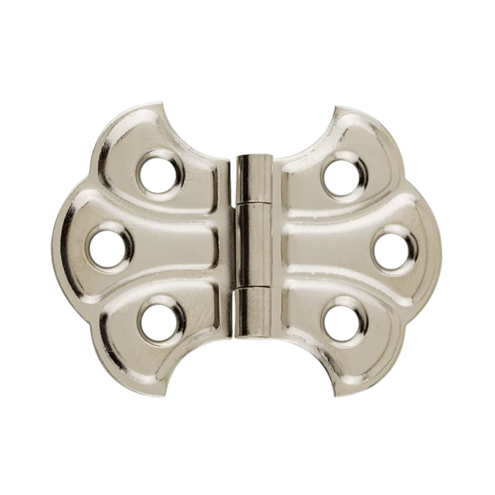 Butterfly Hinge – Nickel Plated Decorative Exposed Hinge for Cupboards ...
