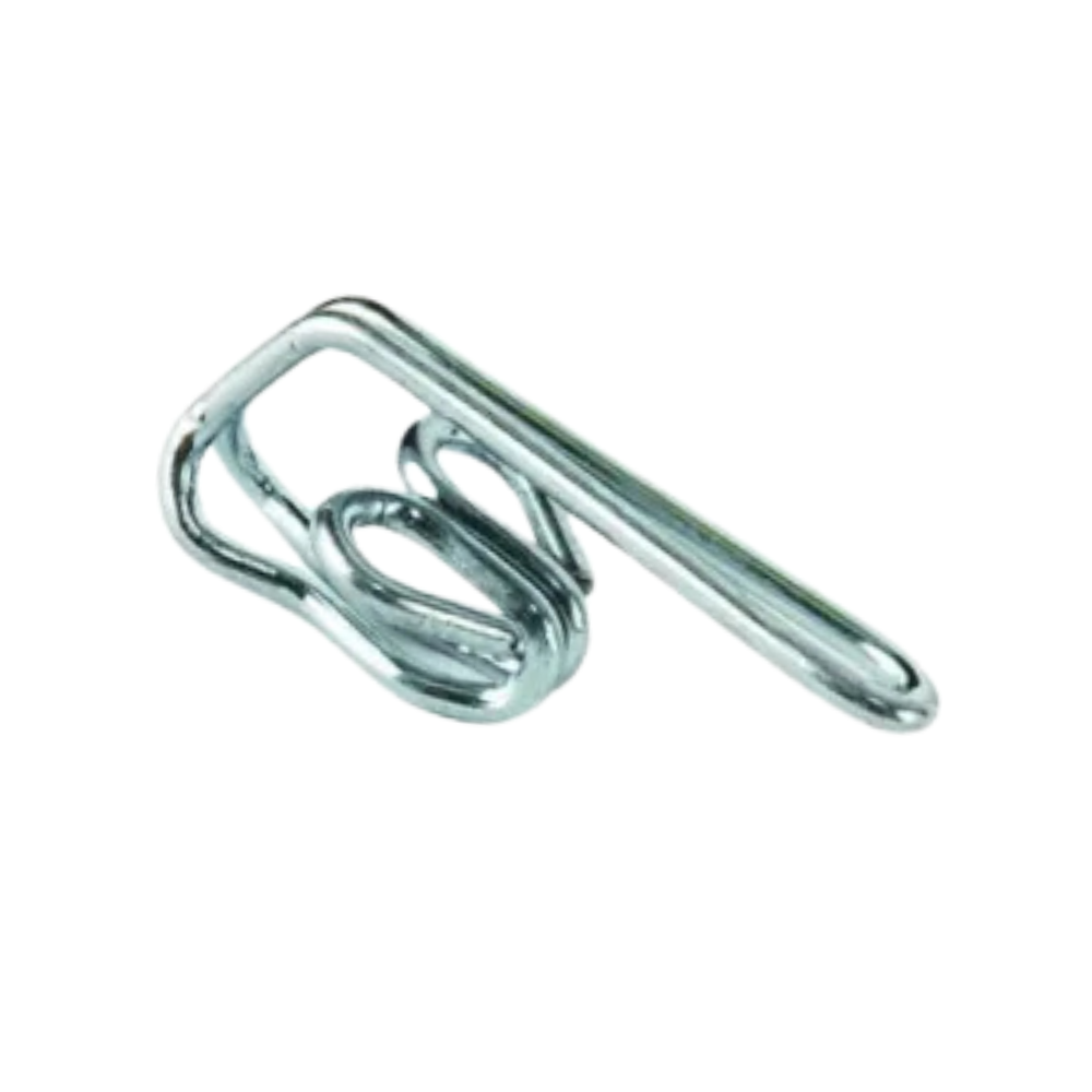 10x Steel Curtain Gathering Hooks Zinc Coated 28mm Strong Metal Hooks ...