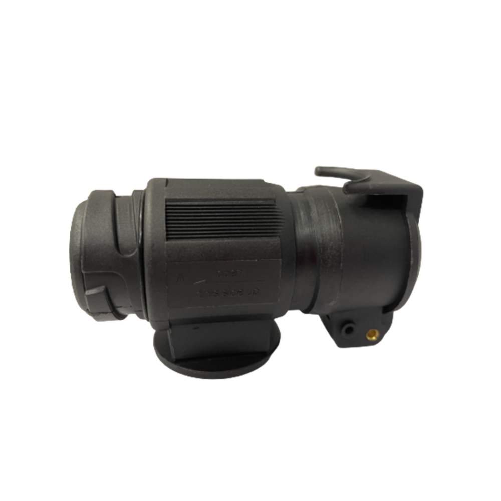 7 Pin Large Round Trailer Socket to 13 Pin Euro Plug Adaptor | Caravan ...