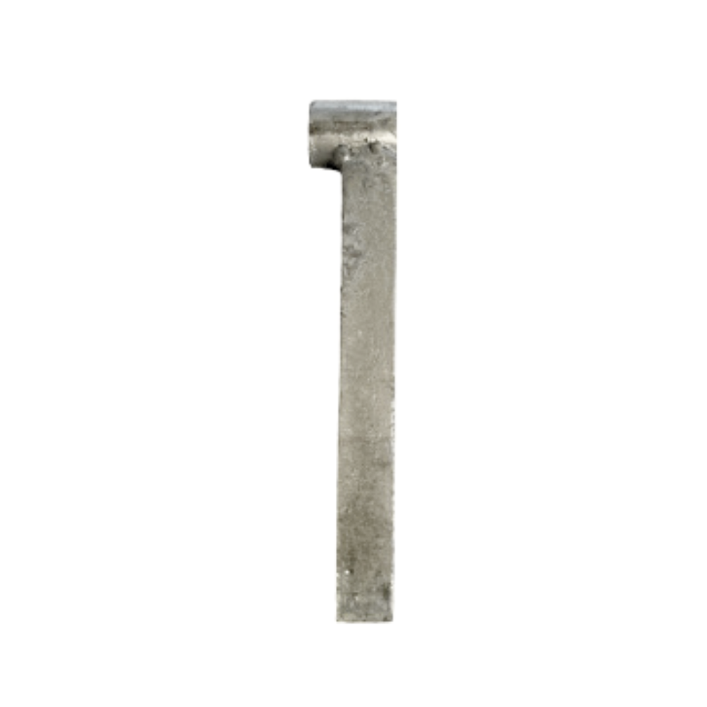 6" Galvanised Boat Trailer Eye Post – 18mm Hole, 172mm Length, 19mm ...