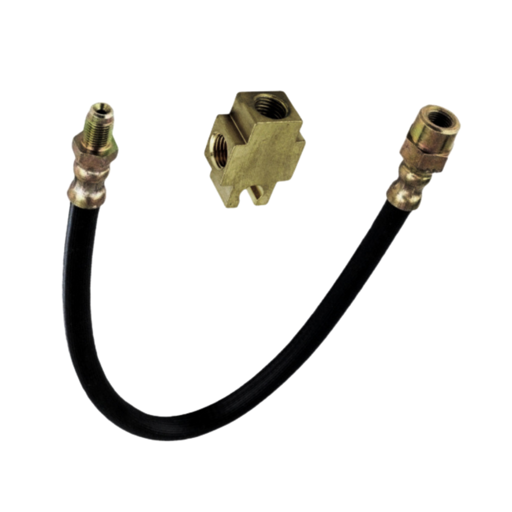 Trailer Caravan Brake Hose Rubber Hydraulic Male Female 435mm Long 3 ...