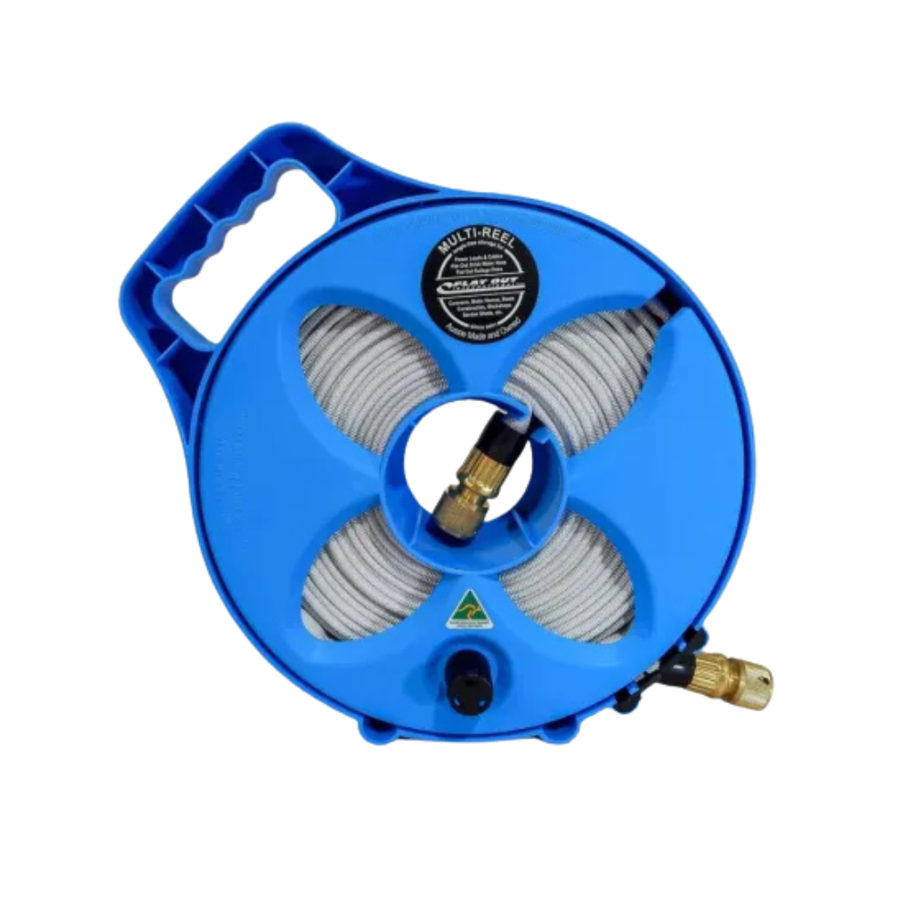 FlatOut 10M Lay Flat Caravan Drinking Water Hose Reel Compact German ...