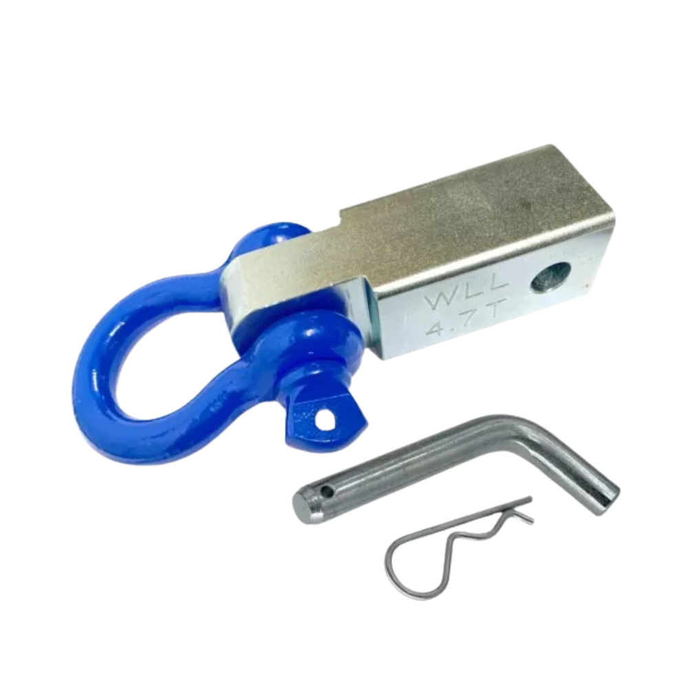 Tow Bar Hitch Receiver Recovery Off Road Bow Shackle 4750kg Forged ...