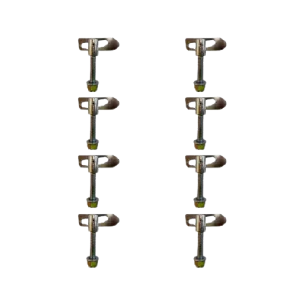 8x Trailer Anti Rattle Latch Tailgate Gravity Luce Drop Lock Zinc 47mm ...