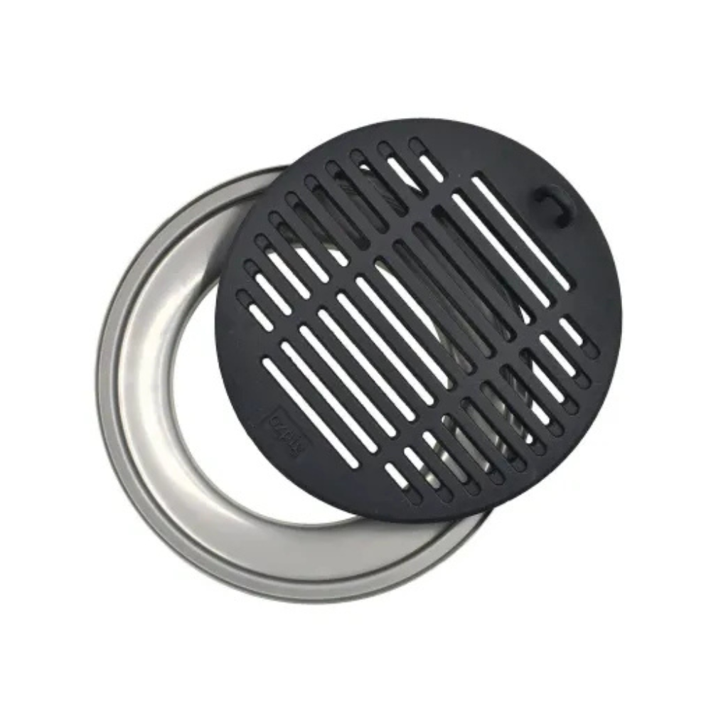 Ozpig Chargrill Plate & Drip Tray – Cast Iron BBQ Accessory for Series ...