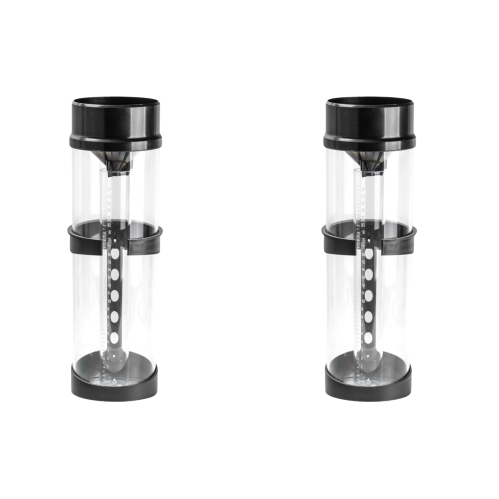 Holman Professional Twin Rain Gauge Cylinder 250mm Rainfall Collector ...