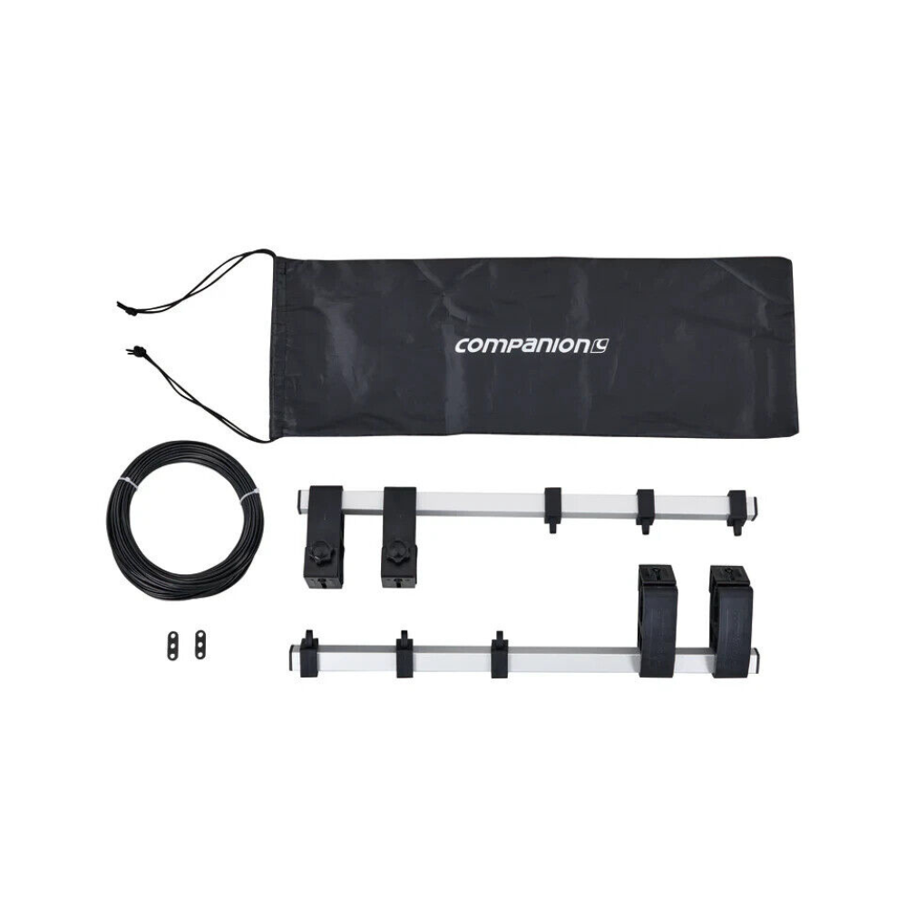Companion Caravan Awning Clothesline Towing Project