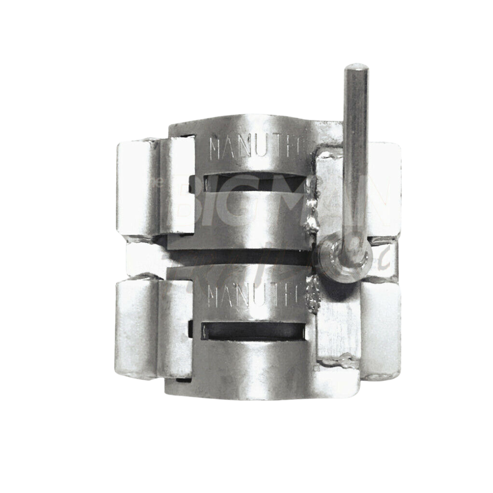 Manutec Trailer Jockey Stand Clamp Bracket Heavy Duty Double Clamps ...