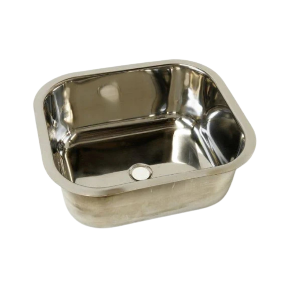 CAMEC Caravan Sink Basin 315 X 265 X 145MM STAINLESS STEEL Camper RV ...