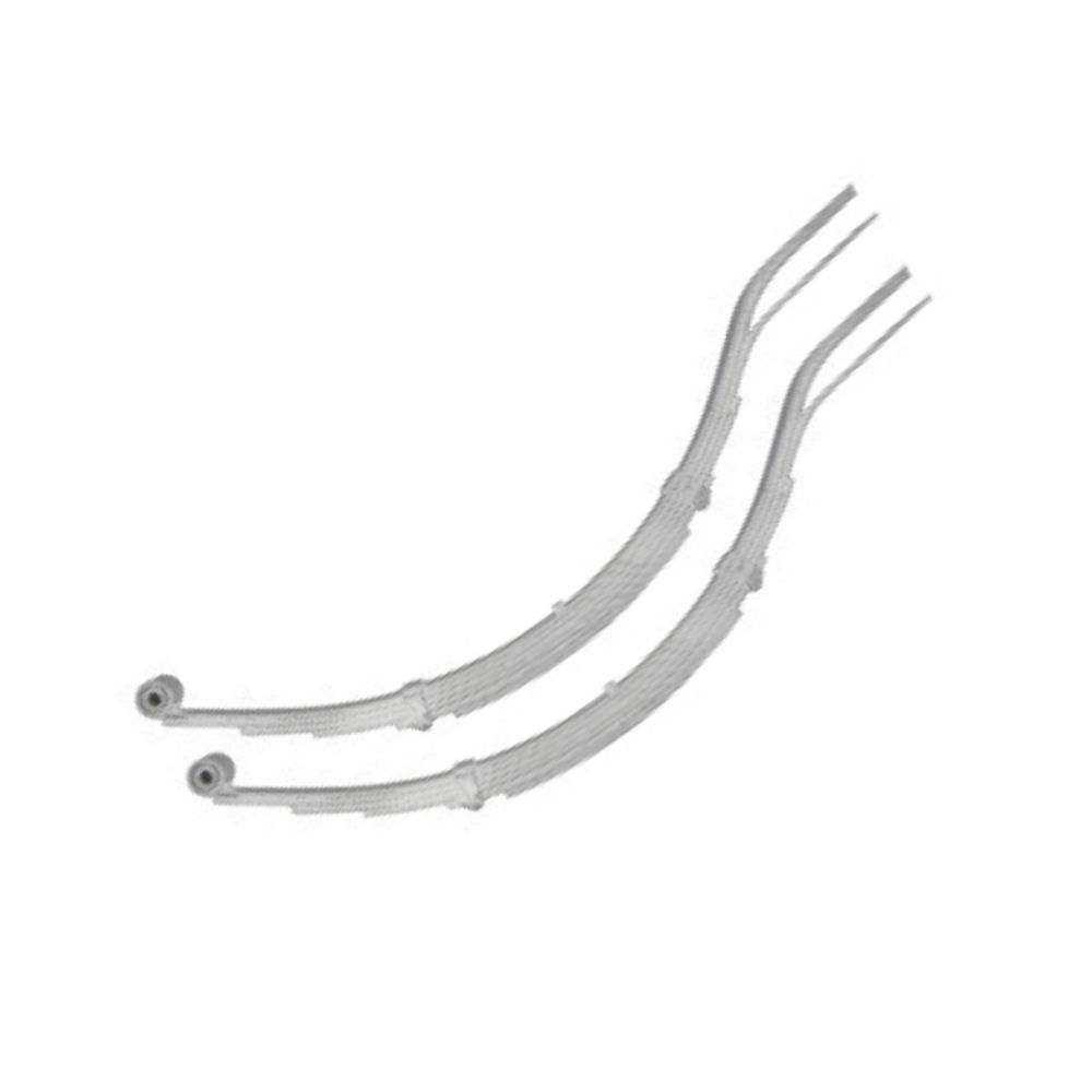 2x TROJAN Dacromet Trailer Spring 1500kg 7 Leaves 6mm Thick 45mm Wide ...