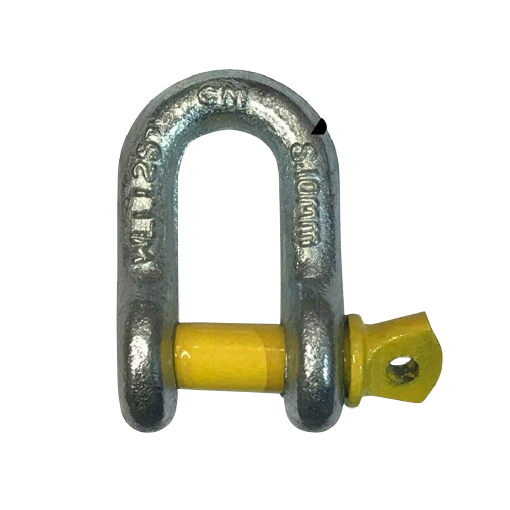 10x Trailer D Shackle 10mm 1000kg Rate for Towing Car - Towing Project