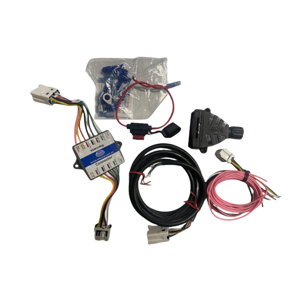 ARK AHI7 Inline ECU Harness Kit – 7 Pin Flat Socket, 1.5m Round Cable ...