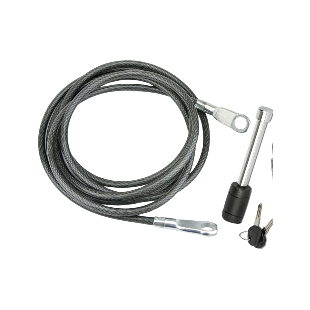 Reese 3.6m Locking Cable and Hitch Pin for Car Back Securing Cargo ...
