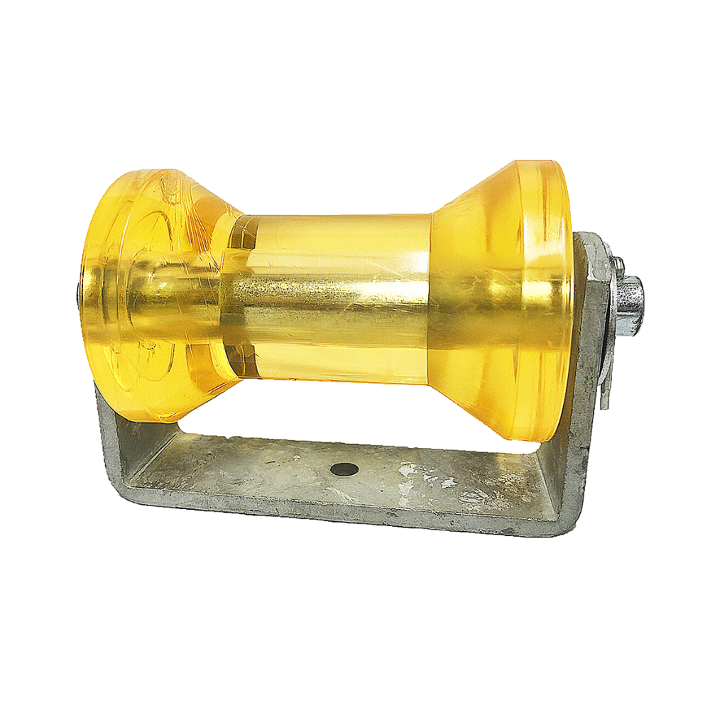 Boat Trailer 4.5" Golden Poly Keel Roller Kit – 110mm Width, 17mm Bore ...