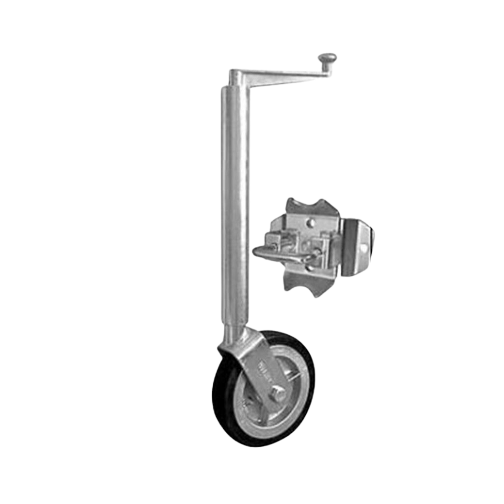 Manutec 10" Trailer Extra Heavy Duty Jockey Wheel Swivel Bracket Clamp ...