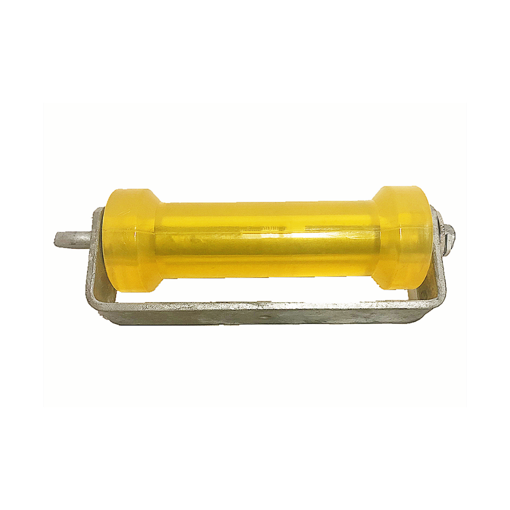 Boat Trailer 6" Golden Poly Keel Roller Kit – 20mm Bore with Galvanised ...