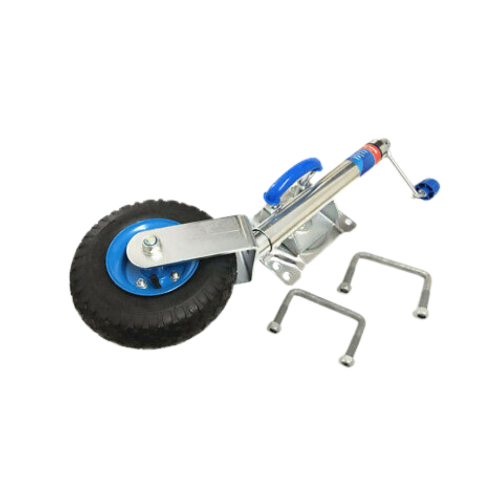 Ark 10" Trailer Pneumatic Jockey Wheel U-Bolts Style JWN10SUP - Towing ...