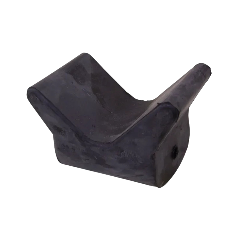 Towing Project Boat Trailer Large V Block – 12mm Bore, Black Rubber, 85 ...