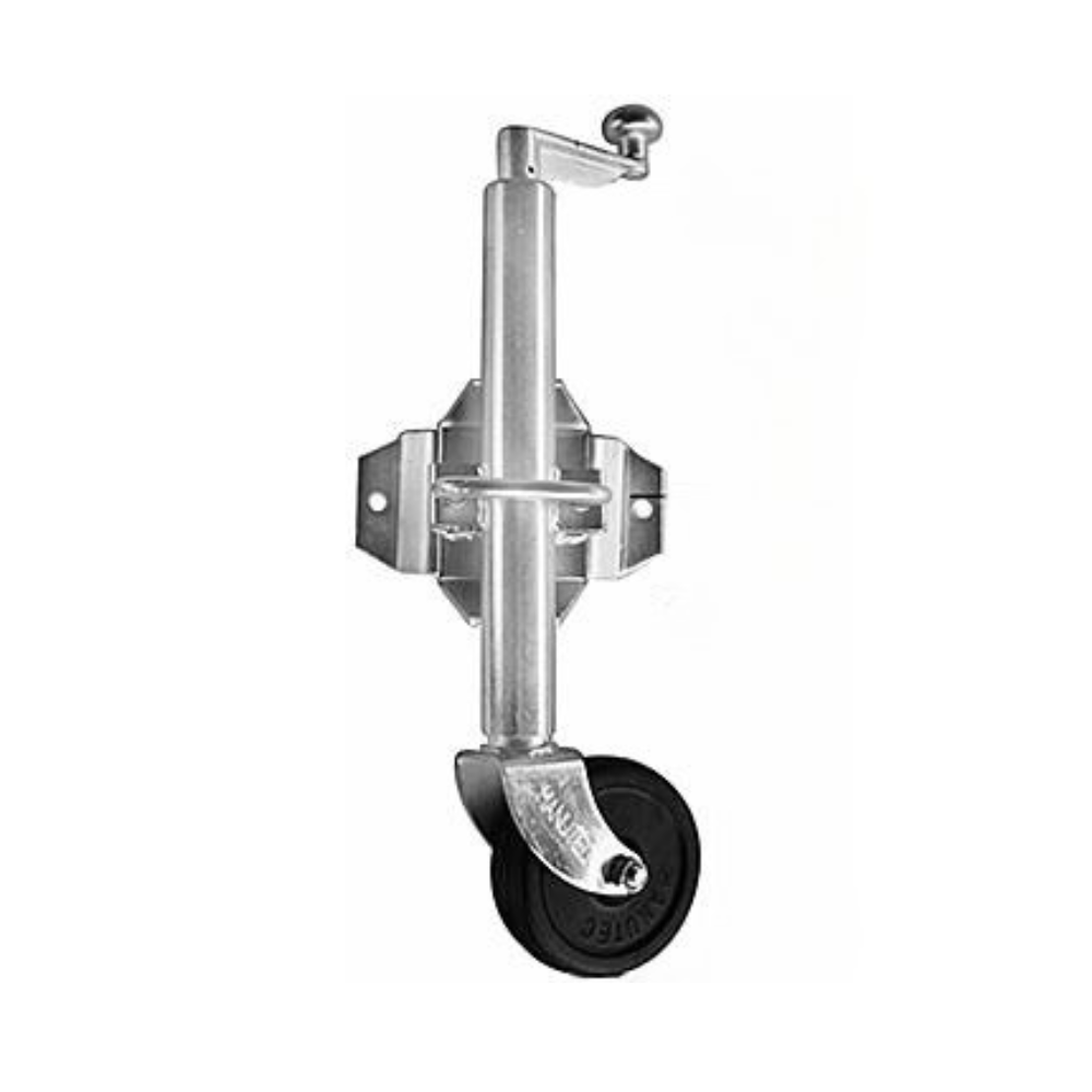 Manutec 6" Heavy Duty Swivel Jockey Wheel 650kg Welded Bracket Zinc ...