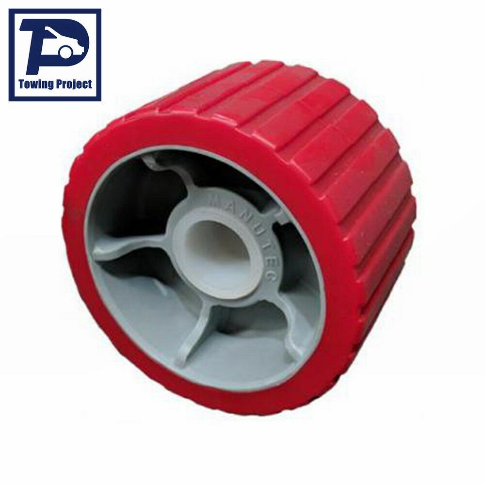 MANUTEC Boat Trailer 3"x5" Poly Wobble Rollers RED Roller - Towing Project