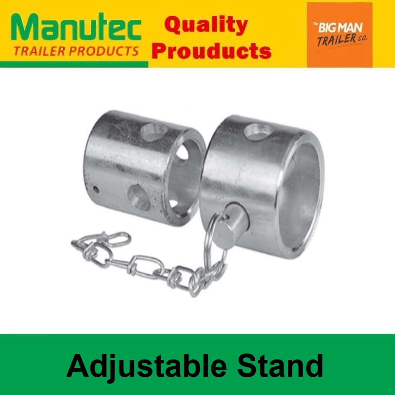Manutec Trailer Spigot Swivel Mounting Tube For Heavy Duty Jockey Stand ...