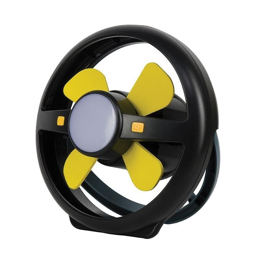OZtrail Portable Fan & Light Rechargeable - Towing Project