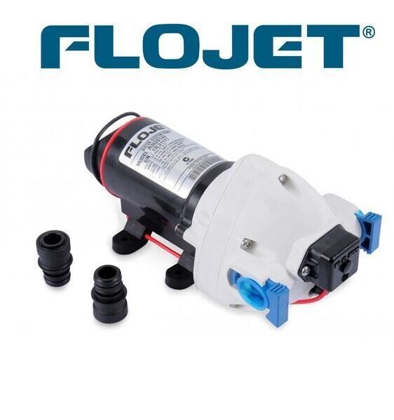 FLOJET 12V Triplex Pump C-Tick Quad Fittings 50psi Caravan RV Pump 12mm ...