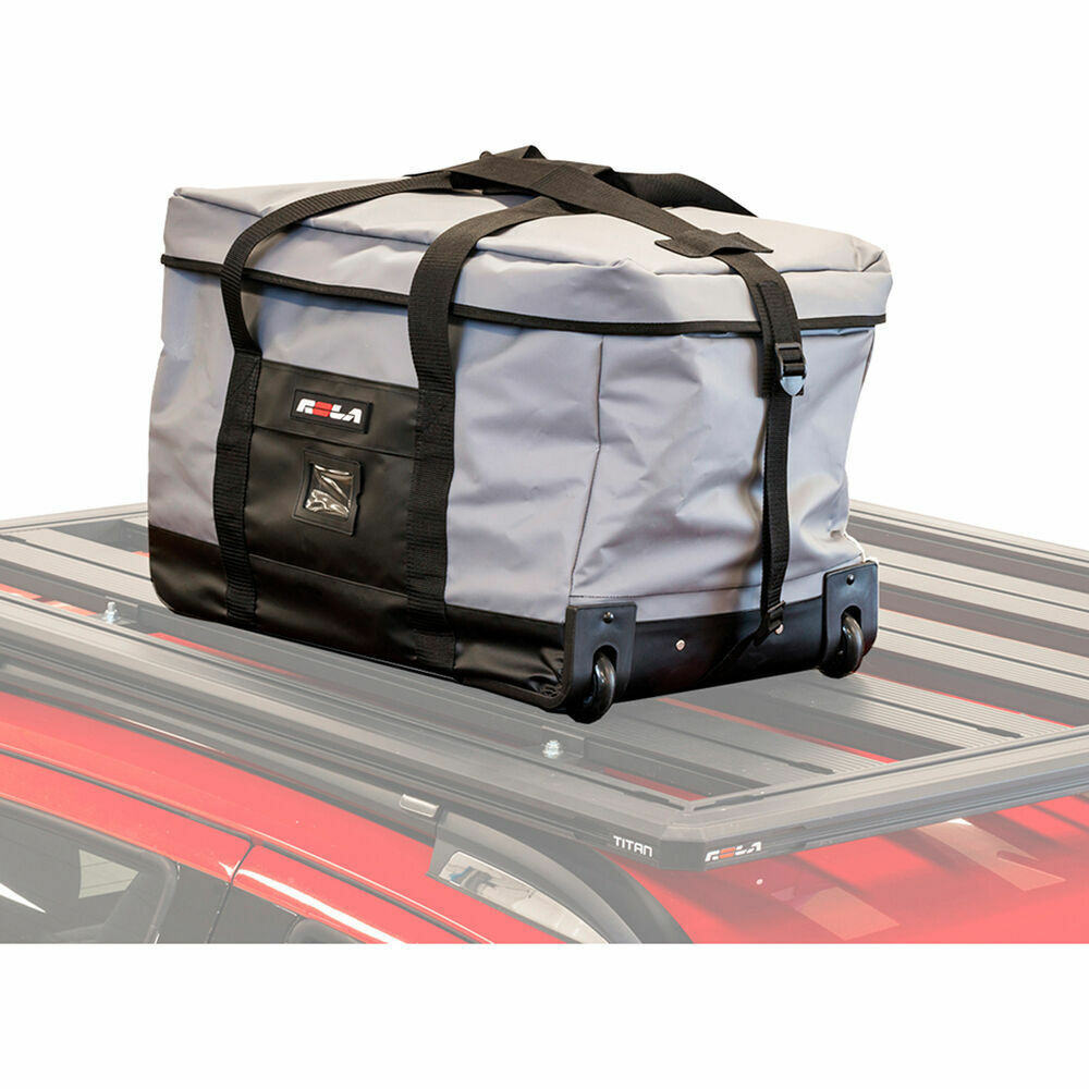 ROLA Car Roof Cargo Bag 109L – Rolling Duffle Rooftop Rack Travel ...