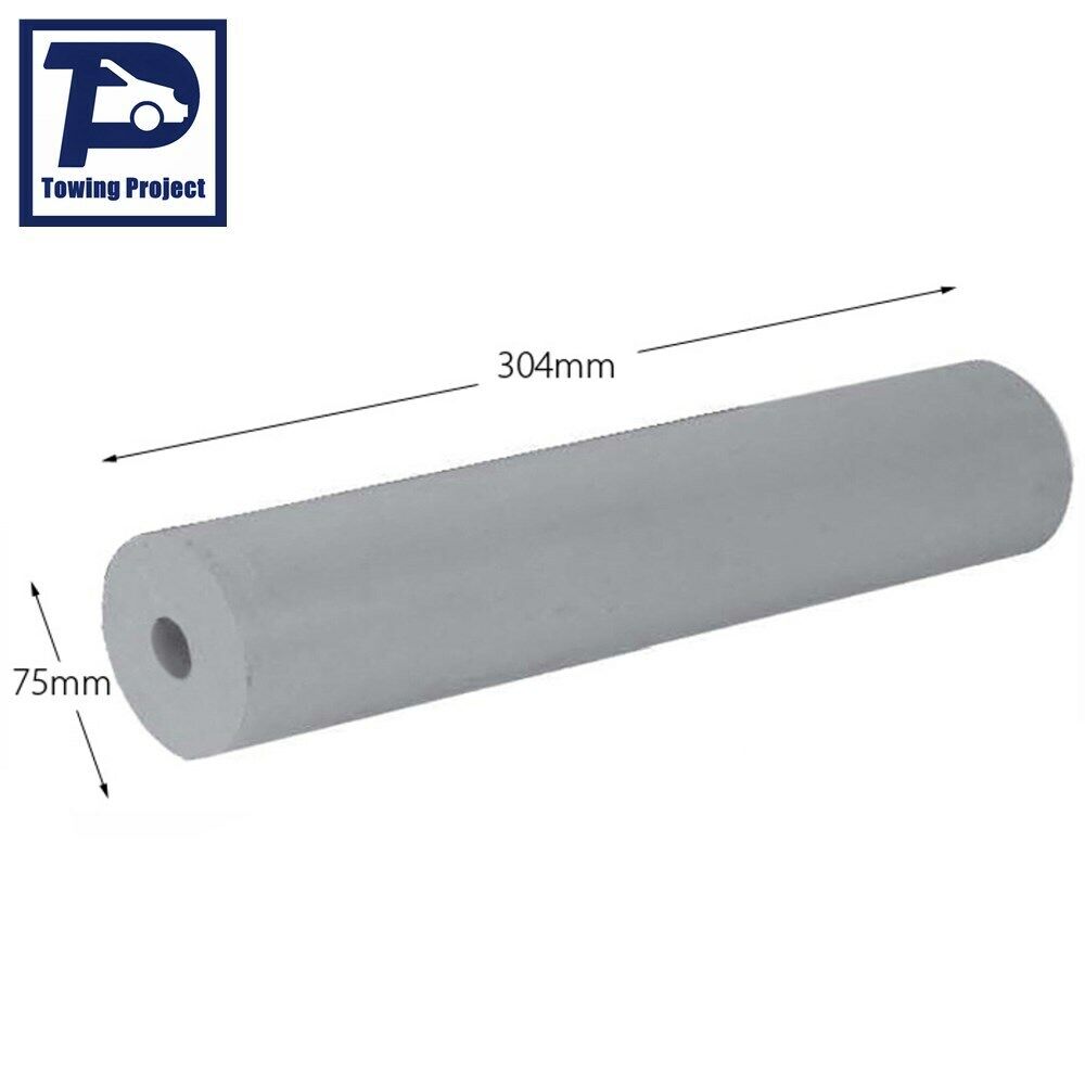 Boat Trailer Grey Rubber Roller Parallel Type 12" Long 75mm Wide 24mm ...