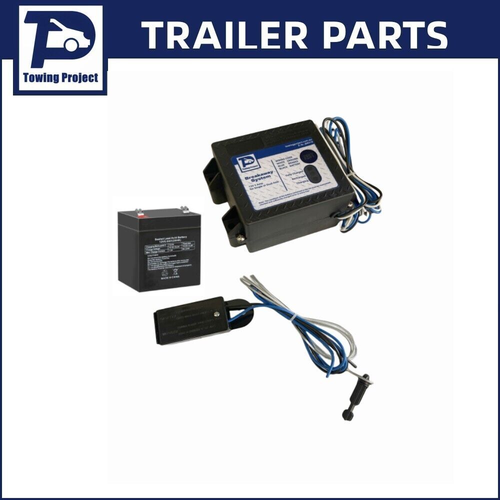 Trailer Breakaway System Break away Switch With 12V 5A Battery Tandem ...